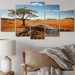 Designart "Landscape Australia Outback Spectrum I" Landscapes ...