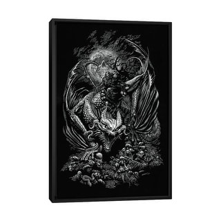 iCanvas "Death Dragon" by Stanley Morrison Framed Canvas Print - Bed ...
