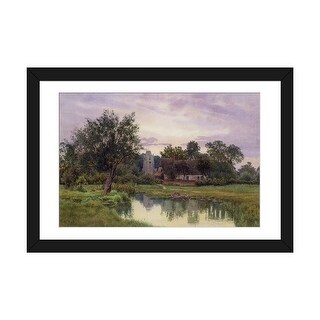 iCanvas "Evening, Hemingford Grey Church, Huntingdonshire " by William ...
