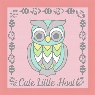 Joanne Paynter Design 'Cute Little Hoot Girl' Framed Art - Bed Bath ...