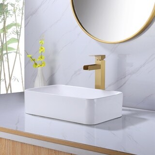 Square Waterfall Bath basin Faucet - Bed Bath & Beyond - 38910686