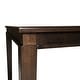 Classic Wood Dining Table with Offset Tapered Legs - Bed Bath & Beyond ...