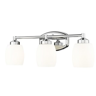 Kendrick 3 Light Vanity in Chrome - Bed Bath & Beyond - 40949461