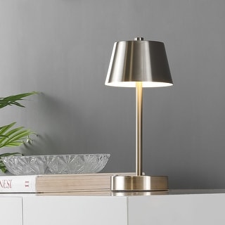 SAFAVIEH Lighting Laita Rechargeable LED Table - 5" W x 5" D x 10" H ...