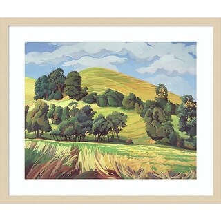 Little Hill Cold Ashton by Anna Teasdale Wood Framed Wall Art Print ...
