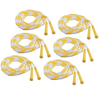 Plastic Segmented Jump Rope 8', Yellow & White, Pack of 6 - Bed Bath ...