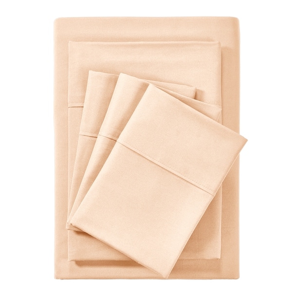 Bibb Home 2000 Count 6-Piece Rayon from Bamboo Sheet Set - On Sale ...