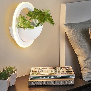 Modern Green Creative Plant Wall Light Aisle Wall Lamp - Bed Bath ...