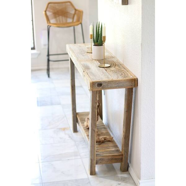 Inverted A-Frame Console Table (Natural) - On Sale - Bed Bath & Beyond ...