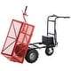 Red Rock Utility Electric Powered Cart 48V28Ah, 500W, Capacity 500lbs ...