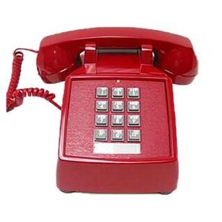 CORT-ITT2500-MC-Red Desk Phone - Bed Bath & Beyond - 27554380