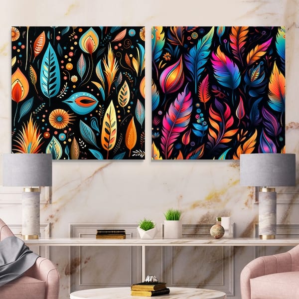 tribal pattern wall decor