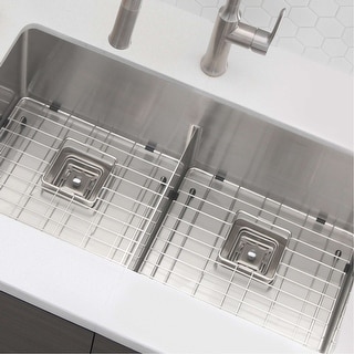 STYLISH 3.5 Inch Square Kitchen Sink Strainer with Removable Basket ...