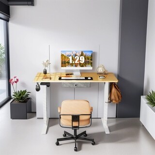 Electric Standing Desk w/Drawer Adjustable Desk Ergonomic Rising Desk ...