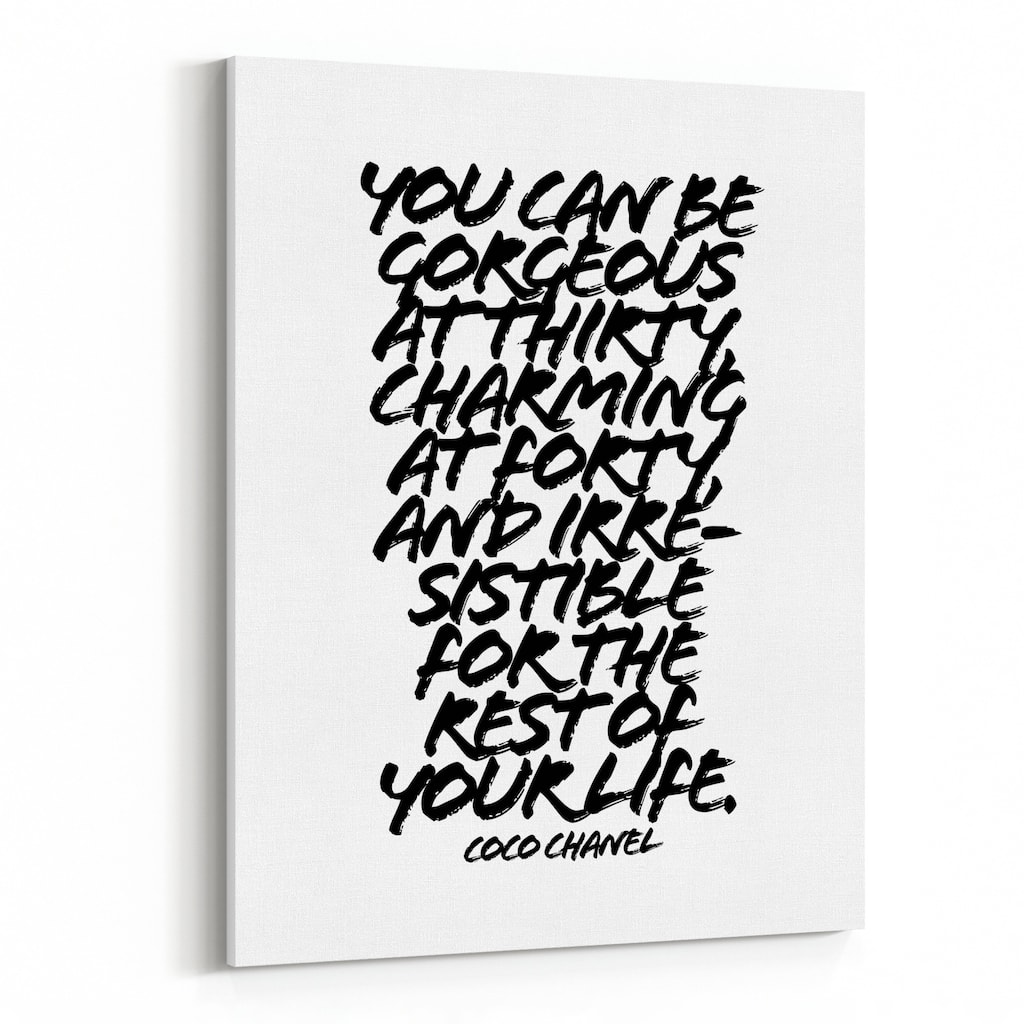 coco chanel canvas