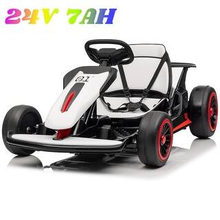 24V Go Karts for Teens, Electric Go Kart Kids Pedal Cart with 8.5Mph ...