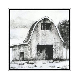 iCanvas "Black & White Barn II" by Nan Framed - Bed Bath & Beyond ...