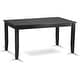 7 Piece Kitchen Table Set - Dining Room Table & 6 Chairs - 36x60 Inch ...