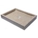 Rectangular Infinity Pool Sink - Polished Penny Grey Marble - Bed Bath ...