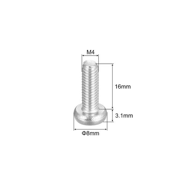 M4x16mm Torx Security Machine Screws, 20pcs 316 Stainless Steel Pan ...