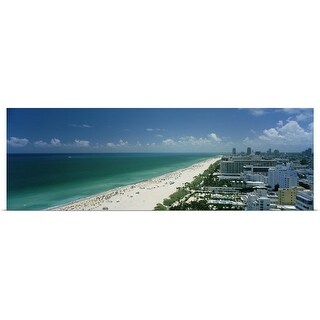 "City at the beachfront, South Beach, Miami Beach, Florida" Poster ...