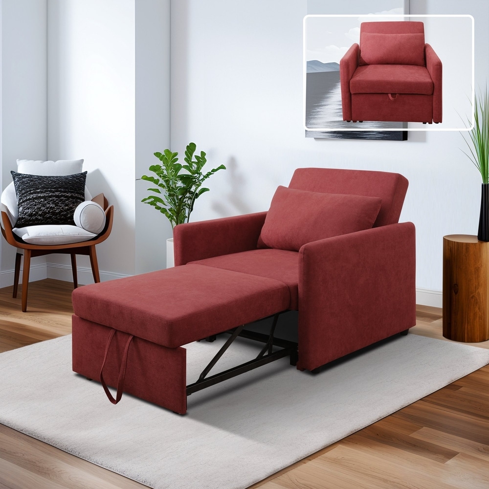 red single sofa bed