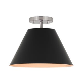 Canarm ISF1076A01 Talia 13" Wide Semi-Flush Ceiling Fixture - Bed Bath ...