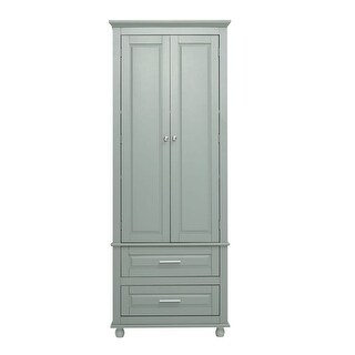 Tall and Wide Storage Cabinet with Doors and Three Drawers - On Sale ...