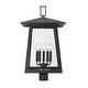 Z-Lite 5015PHXLR Rainer 5 Light 28" Tall Marine Grade Post Light - Bed ...