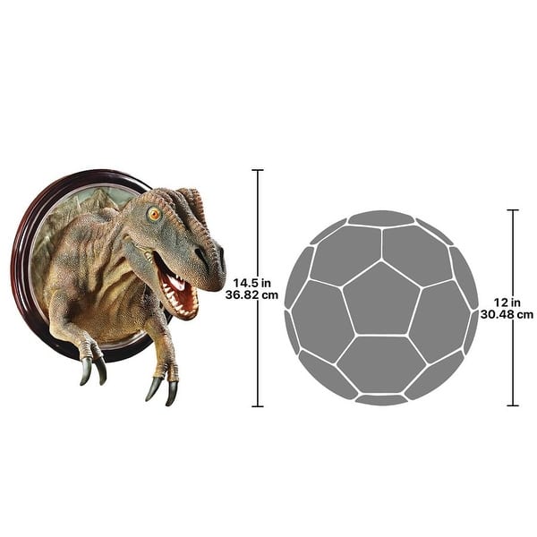 Design Toscano Framed T-Rex Scaled Dinosaur Wall Trophy - Bed Bath ...