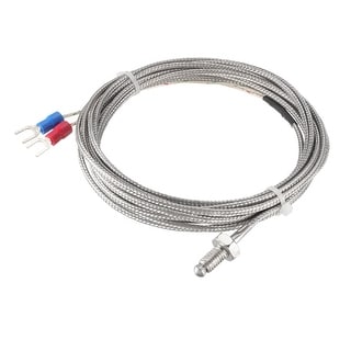 K-Type Thermocouple Temperature Sensors M6 Thread Probe with 3M Wire ...