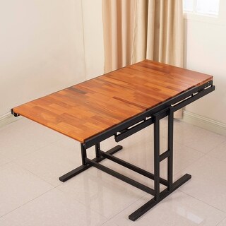 Conversion Solid wood table /shelf Wholesales folding table with ...
