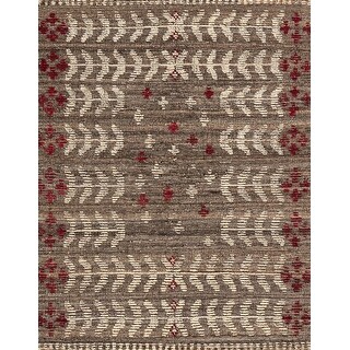 Ahgly Company Machine Washable Abstract Camel Brown Area Rugs - Bed ...
