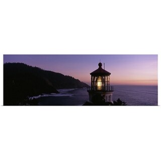 "Heceta Head Lighthouse Florence OR" Poster Print - Bed Bath & Beyond ...