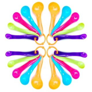 Assorted Color Plastic Measuring Spoons with Ring - Bed Bath & Beyond ...