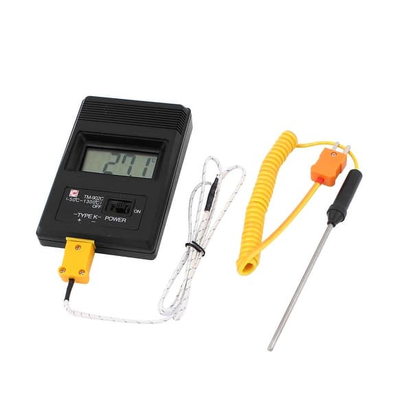 LCD Display Type K Digital Thermometer TM-902C + 2 Thermocouple Probe ...