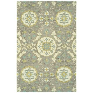 Chancellor Collection Graphite 10' x 14' Rectangle Area Rug - Bed Bath ...