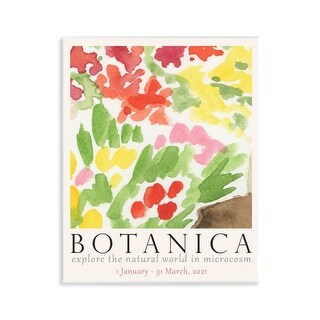 Stupell Botanica Floral Museum Wall Plaque Art Design By June Erica ...