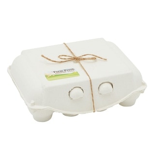 18 Pack Paper Egg Cartons for 1 Dozen Chicken Eggs, Reusable Cartons ...