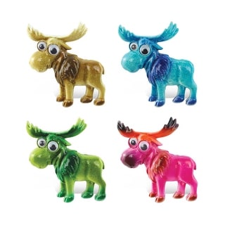 CoTa Global Moose Refrigerator Bobble-Eye Magnets Set of 4 - Bed Bath ...