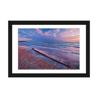 iCanvas "Canada, Ontario, Sandbanks Provincial Park. Pebbles and shells ...