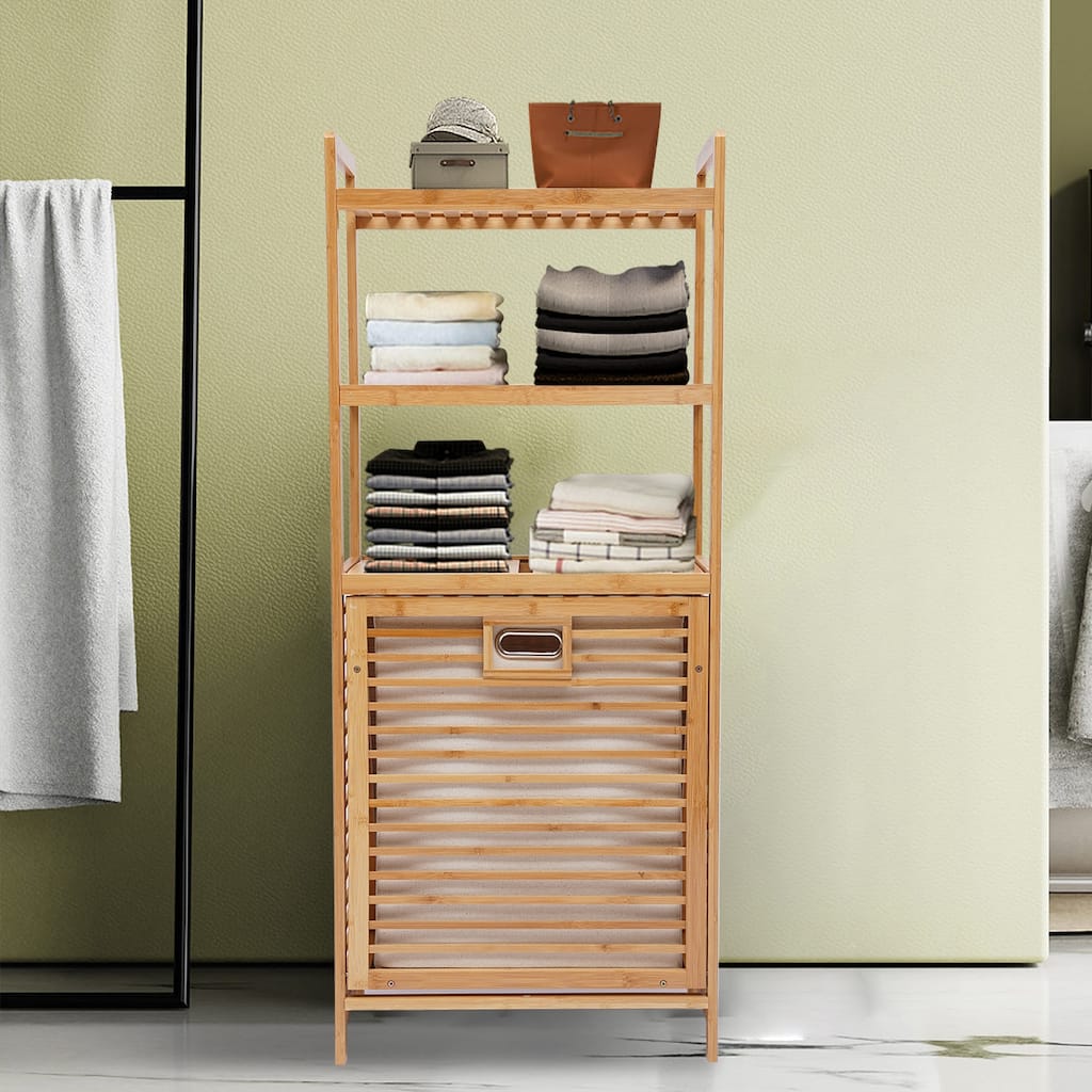 White Wood Laundry Hampers - Bed Bath & Beyond