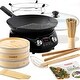 NuWave Mosaic Induction Wok with Deluxe Wok Cooking Kit - Bed Bath ...