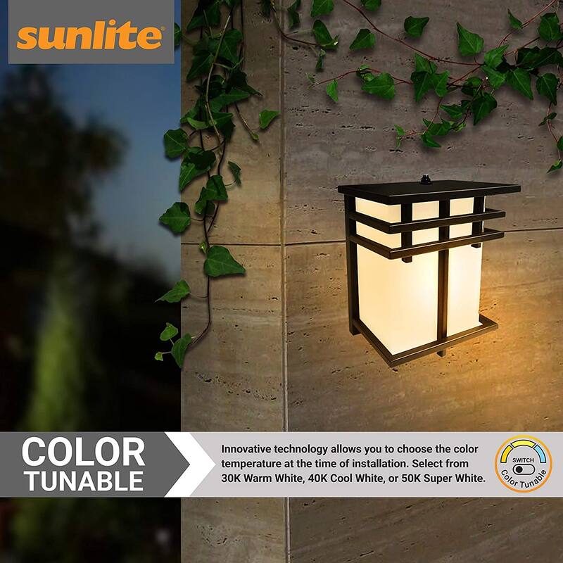 Sunlite Black Rectangle LED CCT Color Tunable Switch 3000K, 4000K ...
