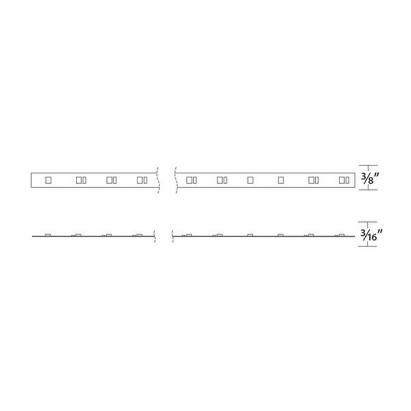 WAC Lighting T24-BS2-100-40 InvisiLED Basics 100ft. 4000K 24V LED Tape ...
