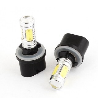 2PCS 880 Projector Lens White 5LED Driving Lamp Fog Light Bulb 7.5W for ...