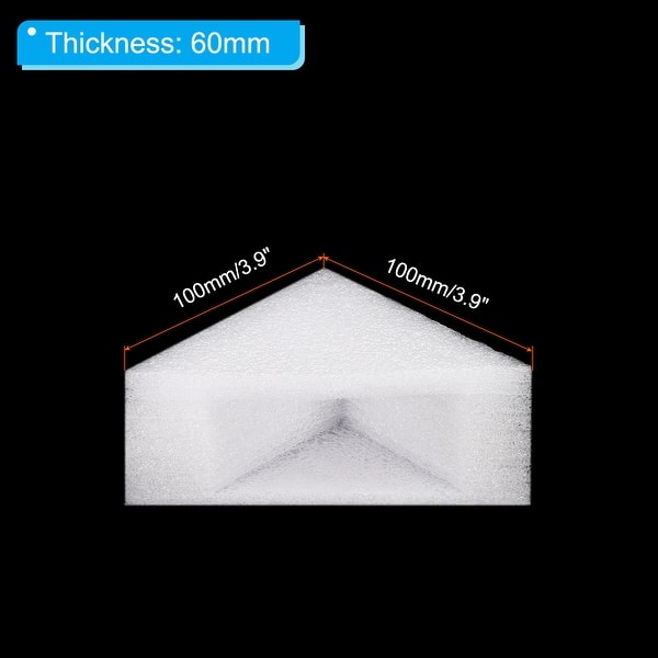 Triangle Corner Protector 3.9x3.9x2.4 Inch Hollow Edges Guard Pack of ...