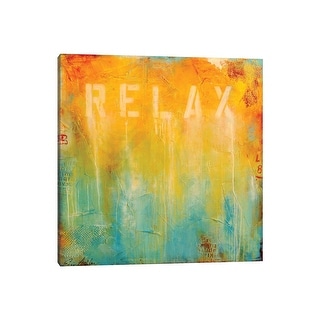 iCanvas "Just Relax" by Erin Ashley Canvas Print - Bed Bath & Beyond ...