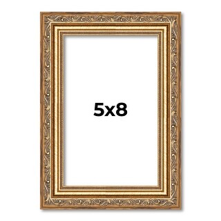 5x8 Frame Red Solid Wood Picture Frame Width 1.75 Inches | Interior ...