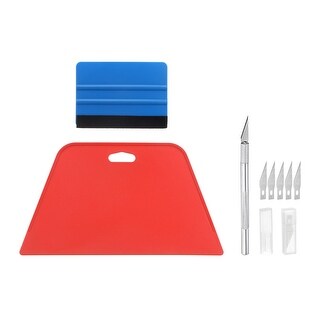 Window Film Tool Kit 8Pcs (Squeegee, Carving Knife & Blades) for DIY ...